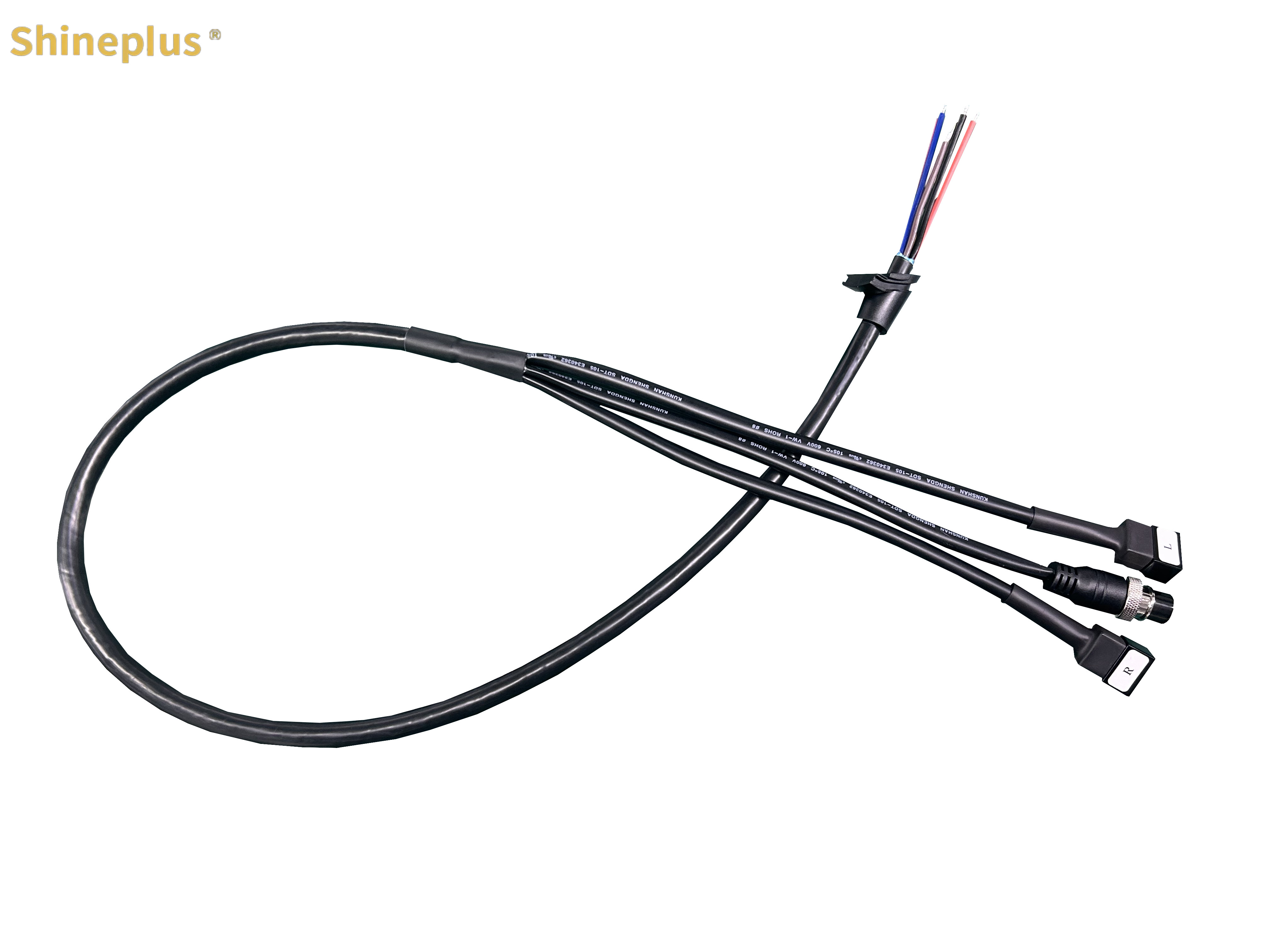 M19 300V PVC Ultra Flexible Wheelchair Robot Harness 2-Core Aviation ...